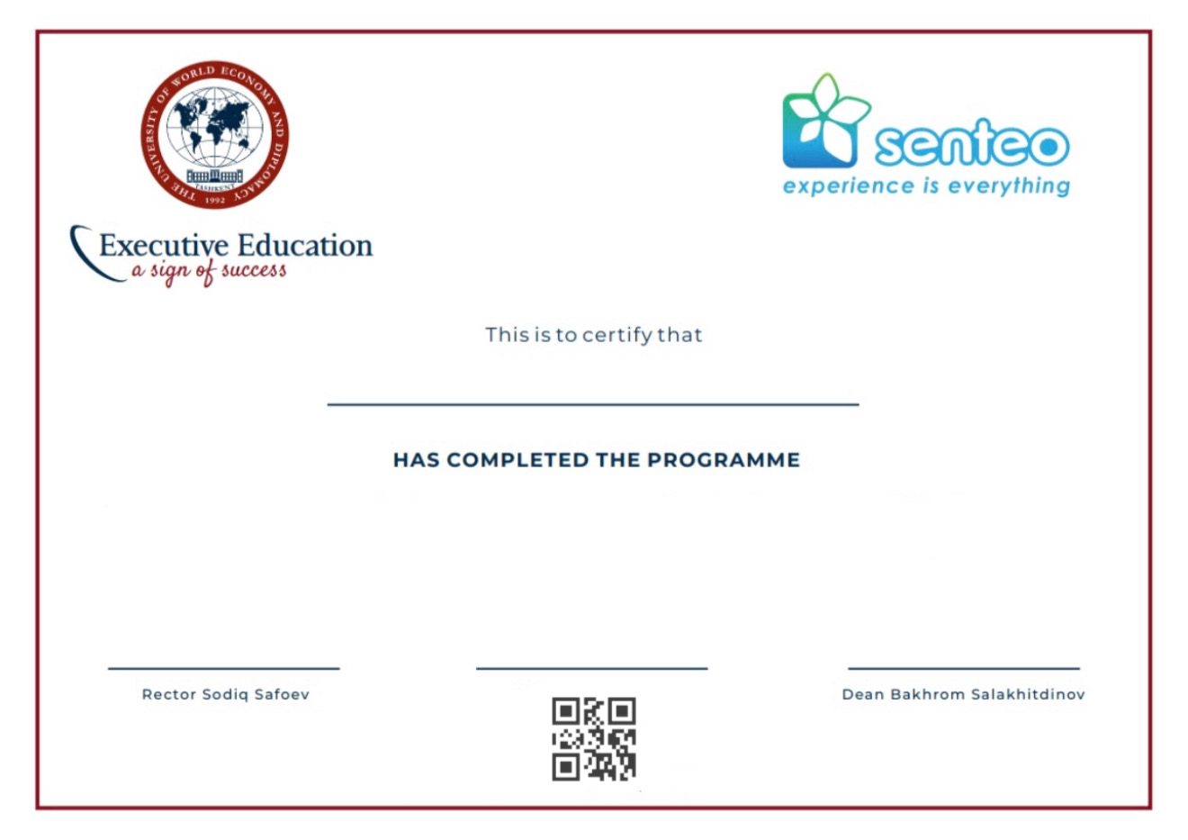 Executive Education UWED - Mini MBA Program | University of World Economy and Diplomacy